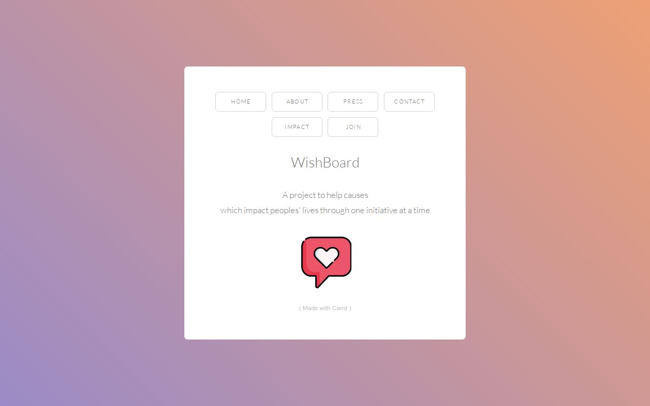#WishBoard